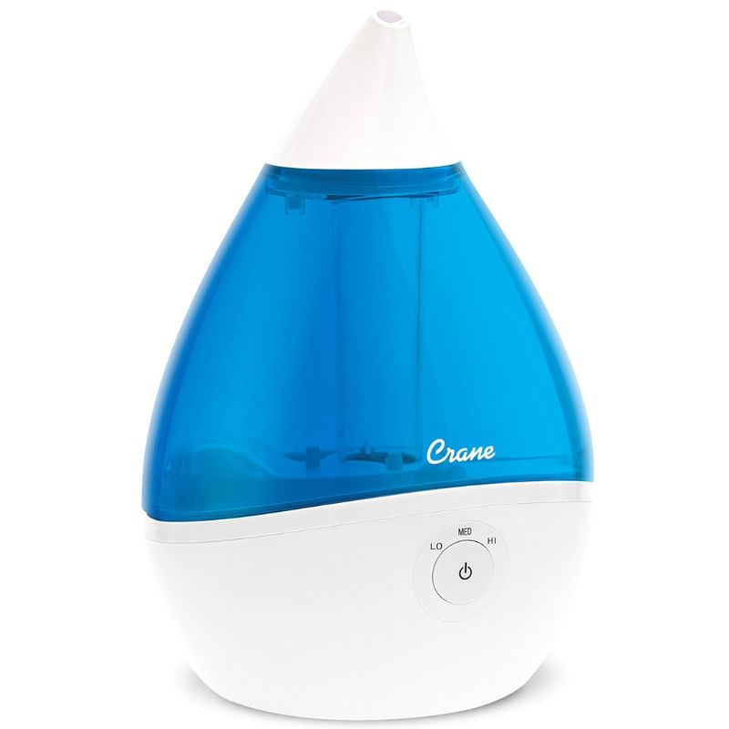 Ultrasonic Cool Mist Humidifier Blue & White Droplet | Snuggle Bugz ...