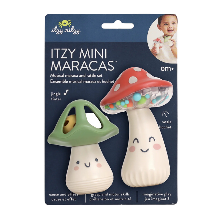 Itzy Mini Maracas Musical Rattle Set | Snuggle Bugz | Canada's Baby Store