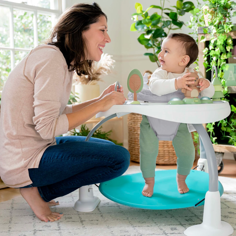Spring & Sprout 2-in-1 Activity Jumper and Table - First Forest ...
