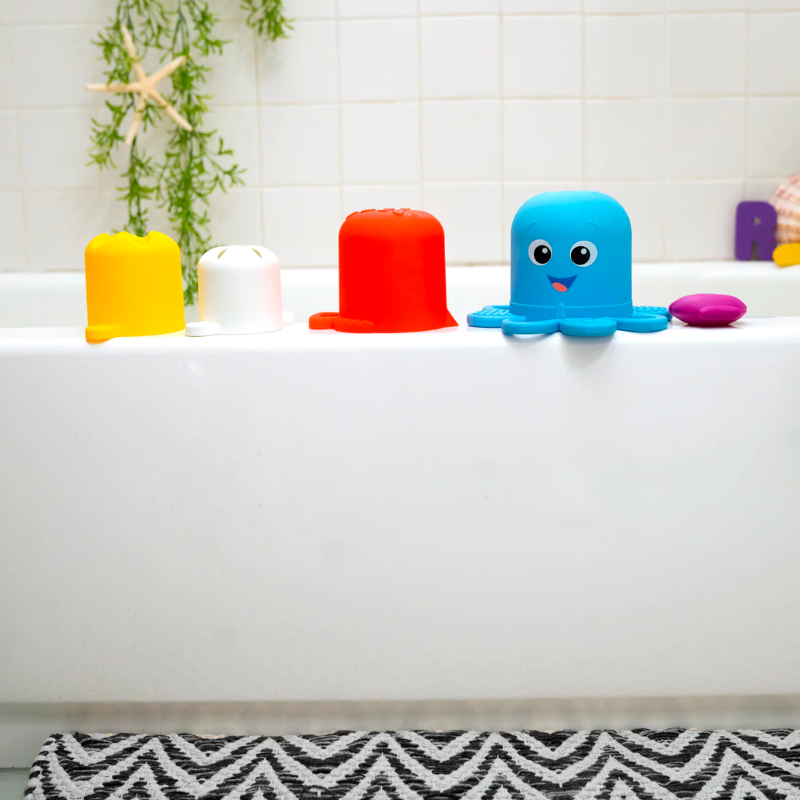 Stack & Stream Sensory Stacking Cups | Snuggle Bugz | Canada's Baby Store