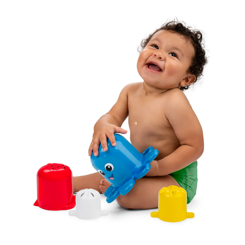 Stack & Stream Sensory Stacking Cups | Snuggle Bugz | Canada's Baby Store
