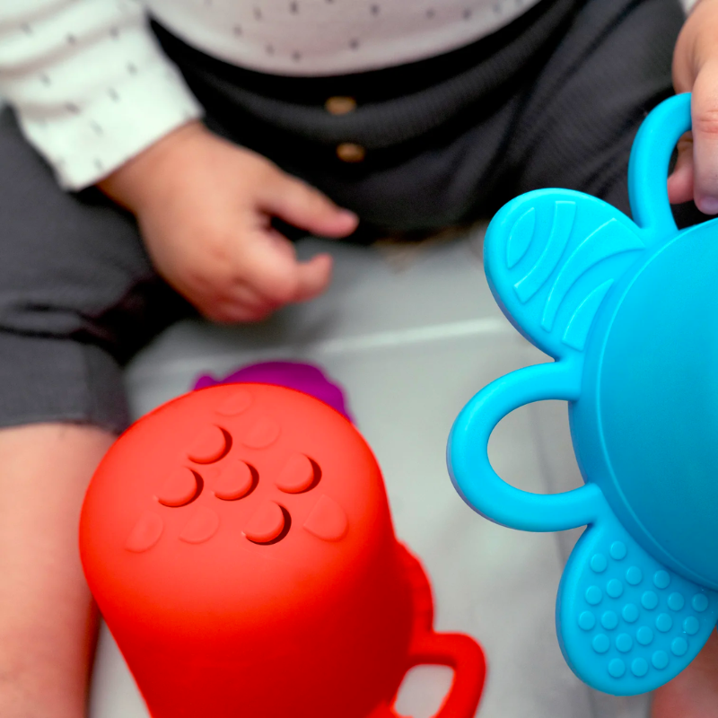 Stack & Stream Sensory Stacking Cups | Snuggle Bugz | Canada's Baby Store