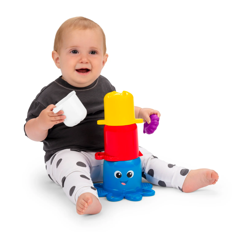 Stack & Stream Sensory Stacking Cups | Snuggle Bugz | Canada's Baby Store