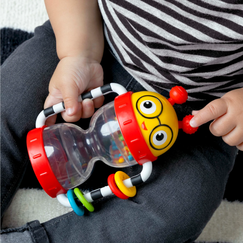 Cal’s Sensory Shake-up Activity Rattle | Snuggle Bugz | Canada's Baby Store
