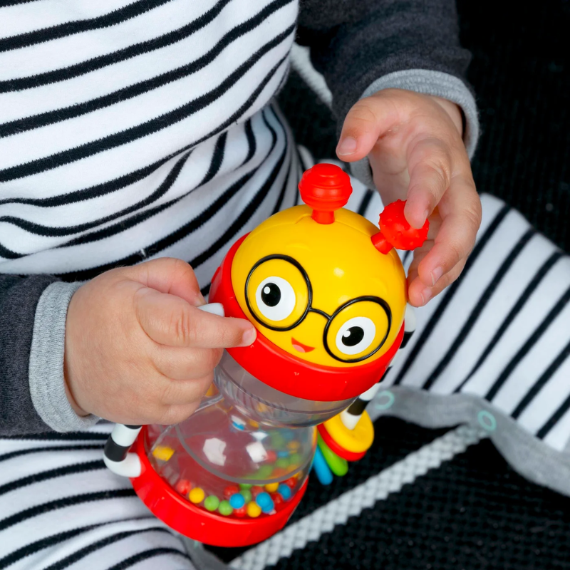Cal’s Sensory Shake-up Activity Rattle | Snuggle Bugz | Canada's Baby Store