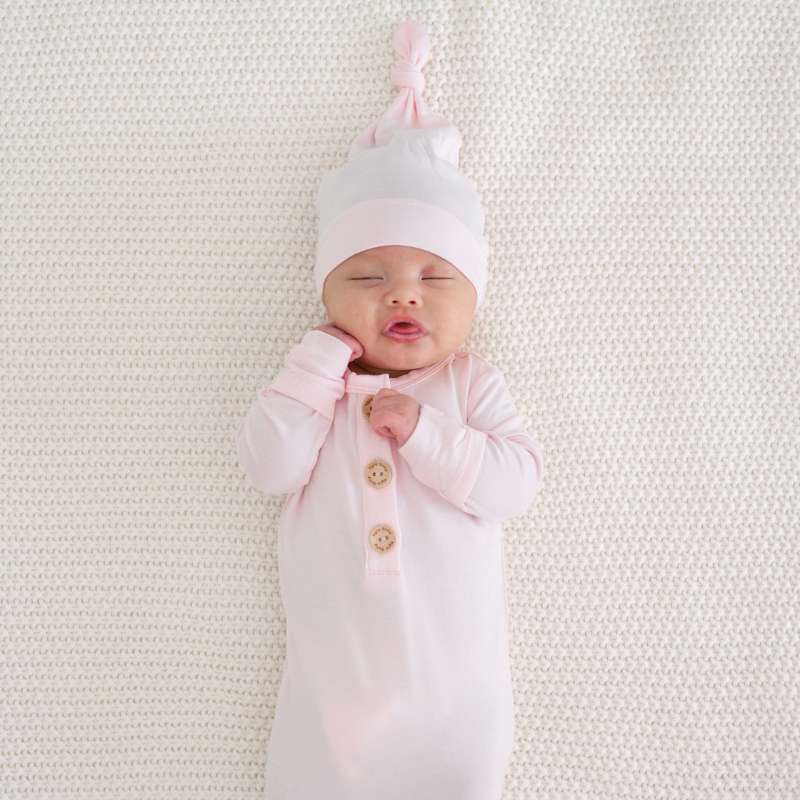 Knotted Gown & Hat | Snuggle Bugz | Canada's Baby Store