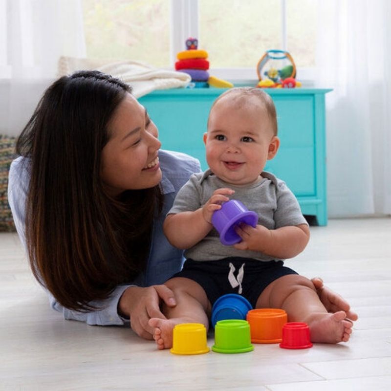 Pile and Play Stacking Cups | Snuggle Bugz | Canada's Baby Store