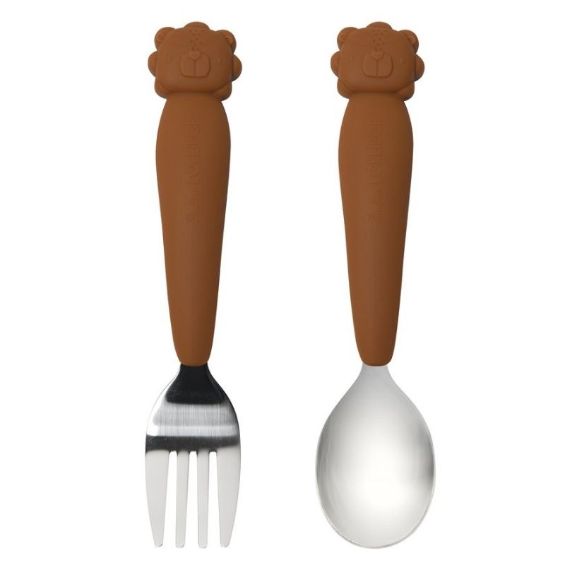 Kid's Spoon Fork Set | Snuggle Bugz | Canada's Baby Store