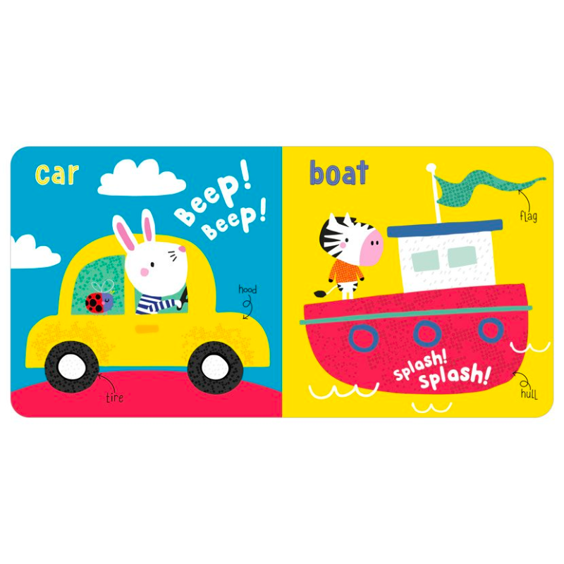 Play-City Rollers Beep! Board Book | Snuggle Bugz | Canada's Baby Store