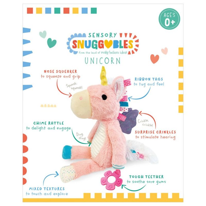 Cutie Sensory Snuggable Plush Toy | Snuggle Bugz | Canada's Baby Store