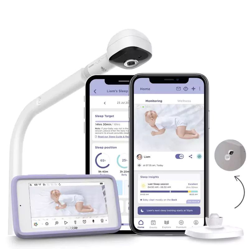 SkyVision AI Pro Baby Monitor with Adjustable Crib Mount | Snuggle Bugz ...