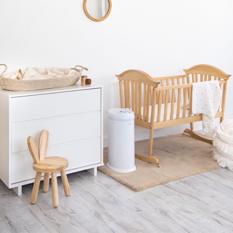 Steel Diaper Pail | Snuggle Bugz | Canada's Baby Store