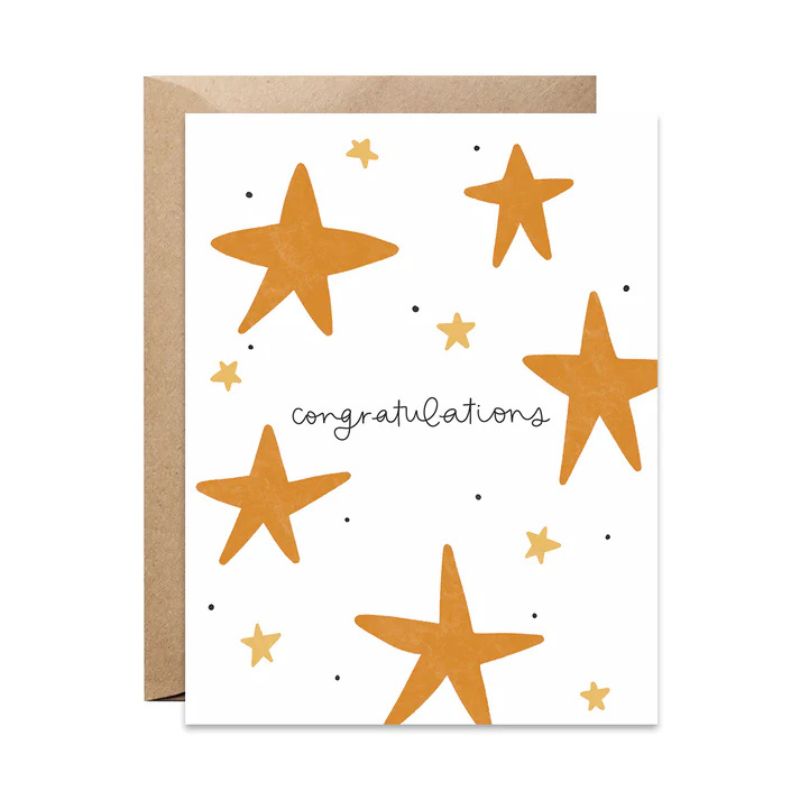 Card - Congratulations Stars – Snuggle Bugz