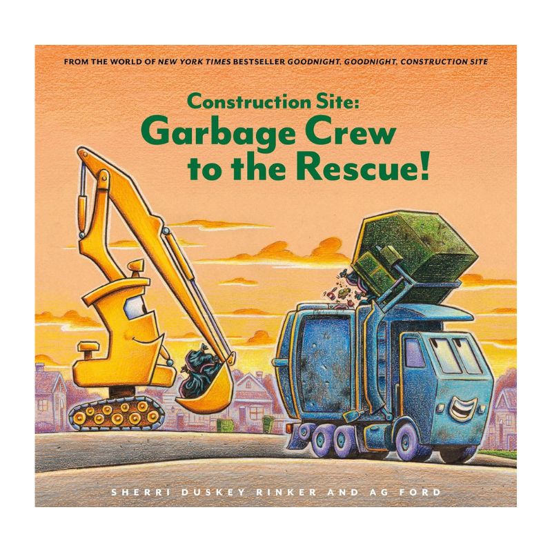 Construction Site: Garbage Crew to the Rescue! Board Book – Snuggle Bugz