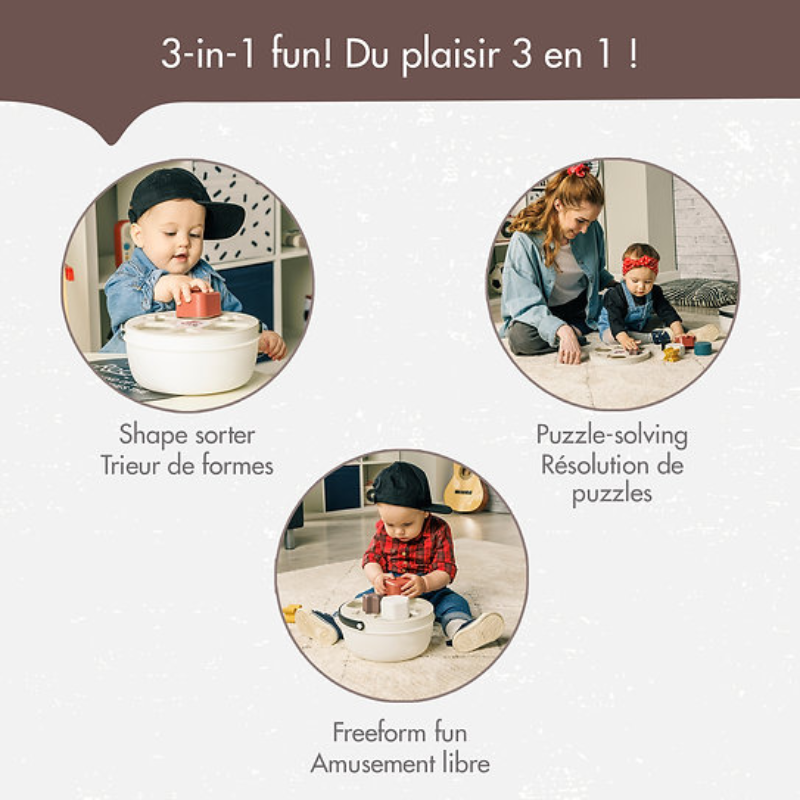 Tiny Rocker Shape Sorter | Snuggle Bugz | Canada's Baby Store