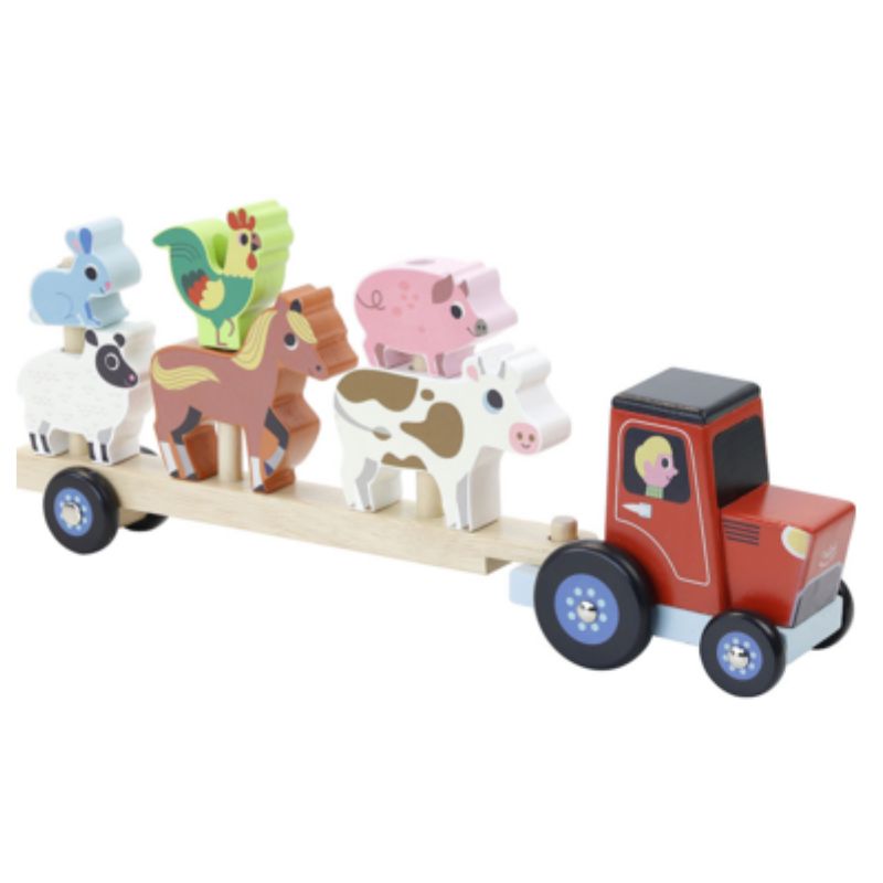 Stacking Tractor with Trailer With Animals | Snuggle Bugz | Canada's ...