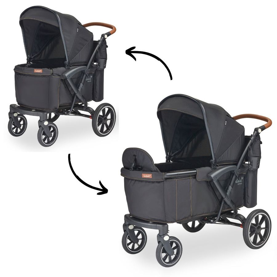 Sprout Single-to-Double Stroller/Wagon | Snuggle Bugz | Canada's Baby Store